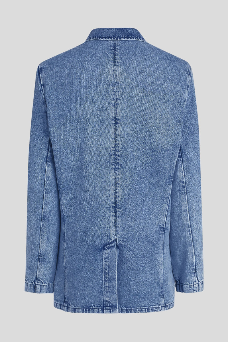 SAKO KARL LAGERFELD JEANS KLJ DENIM BLAZER MID BLUE STONE | VERMONT SK