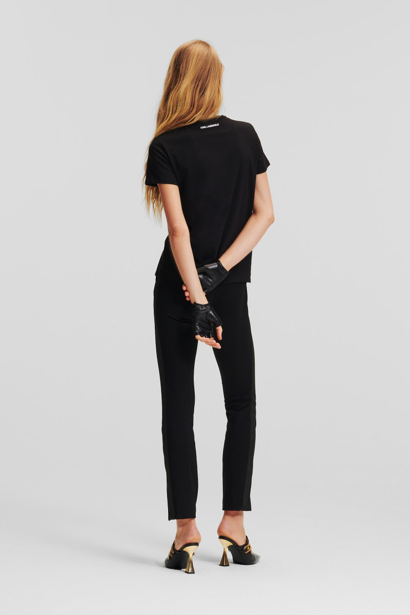 TRIČKO KARL LAGERFELD IKONIK 2.0 CHOUPETTE RS TEE BLACK | VERMONT CZ