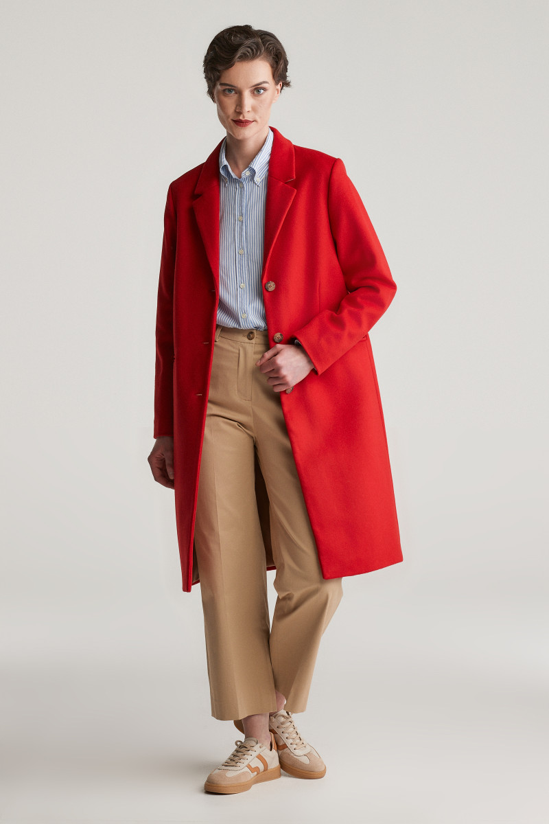 KABÁT GANT CLASSIC TAILORED WOOL COAT RUBY RED | GANT HU