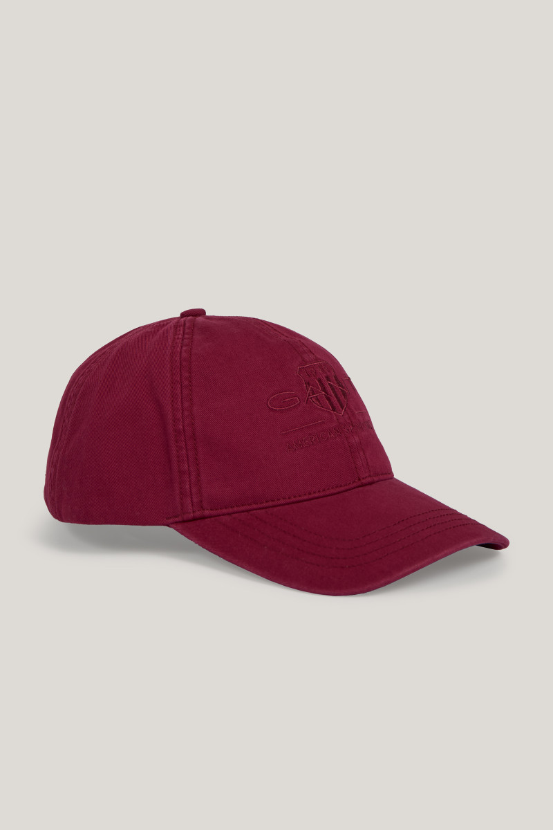 KŠILTOVKA GANT UNISEX. TONAL ARCHIVE SHIELD CAP RICH WINE | GANT CZ