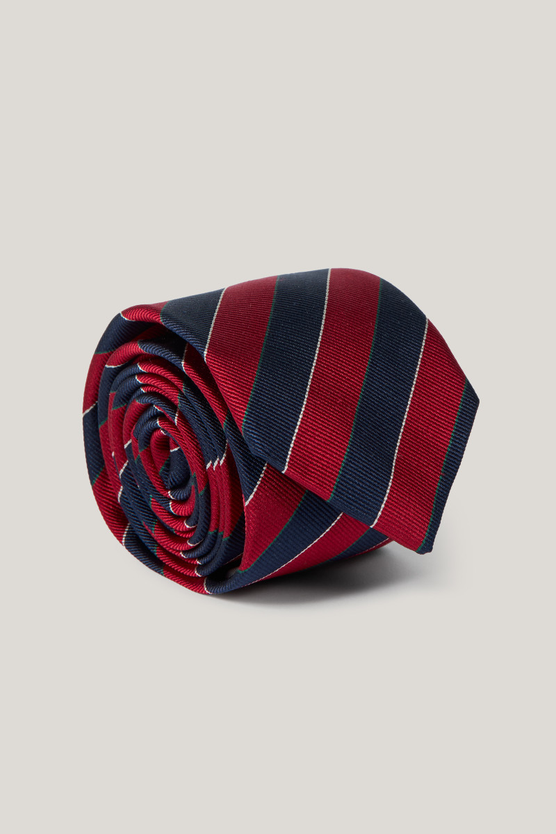 KRAVATA GANT STRIPED SILK TIE RUBY RED | GANT CZ