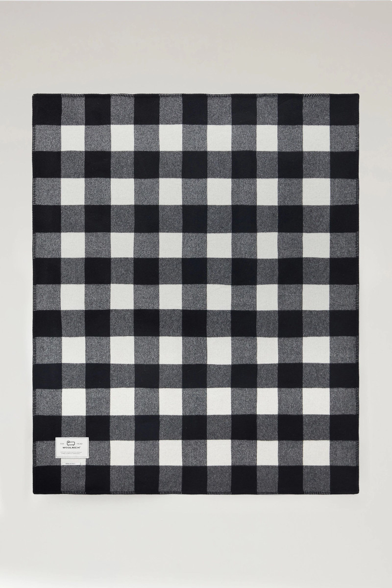 TAKARÓ WOOLRICH BUFFALO CHECK THROW WHITE BUFFALO | VERMONT HU