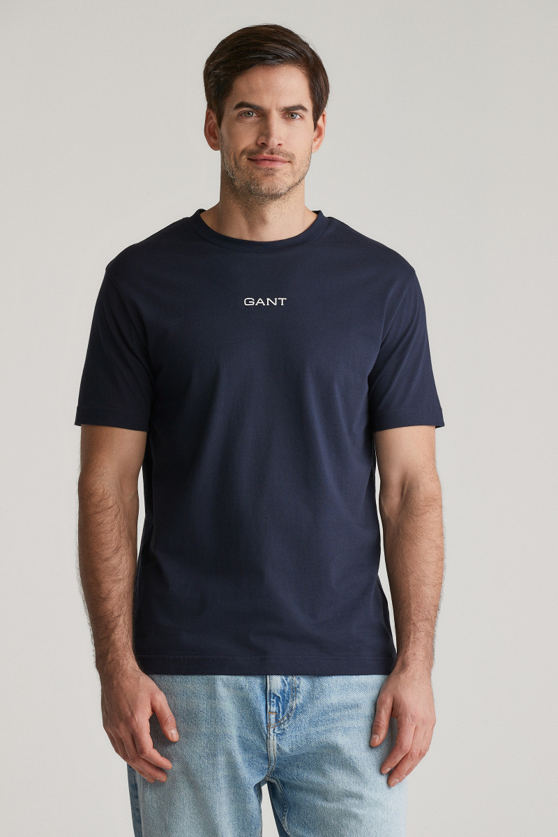TRIČKO GANT GRAPHIC SS TSHIRT EVENING BLUE | GANT SK