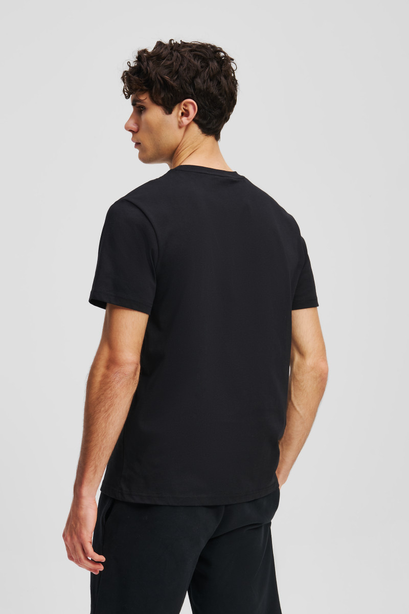 TRIČKO KARL LAGERFELD HOTEL KARL CREST SS T-SHIRT BLACK | VERMONT SK