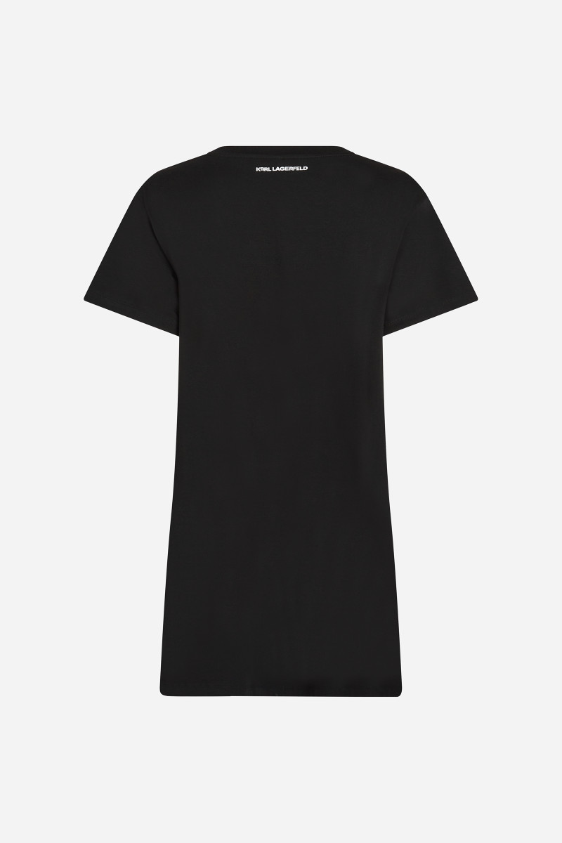 PYŽAMO KARL LAGERFELD IKON SKETCH SS PJ DRESS BLACK | VERMONT CZ