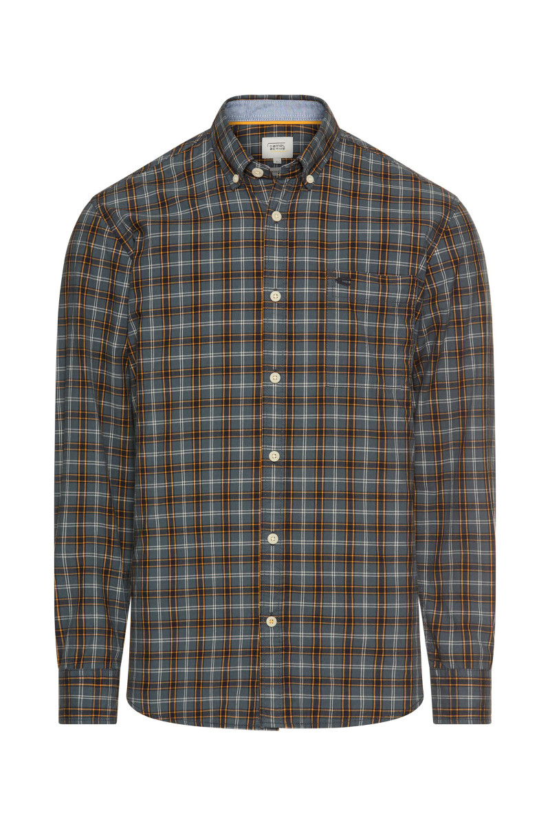 KOŠILE CAMEL ACTIVE LONGSLEEVE SHIRT BURNED YELLOW | VERMONT CZ